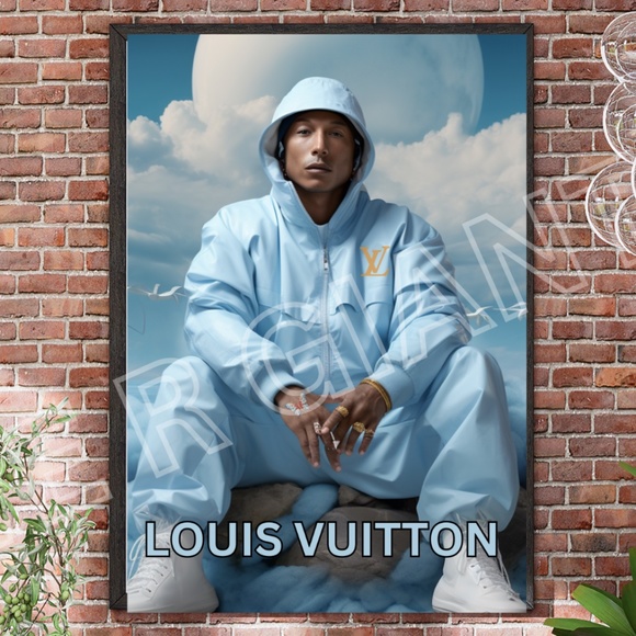 LouisVuitton Art | Art | Louis Vuitton Pharrell Poster 1x17 Wall Art ...